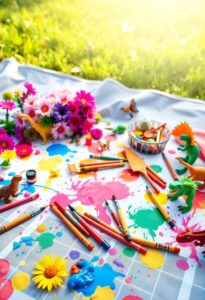 10 Sunny Art Adventures for Tiny Summer Hands