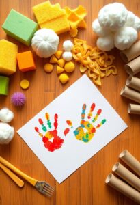 7 Easy Toddler Art Projects Using Everyday Objects